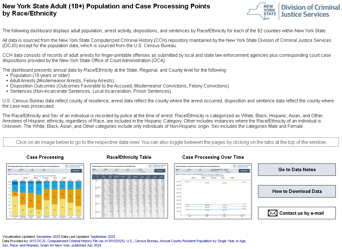Criminal Justice Statistics - NY DCJS